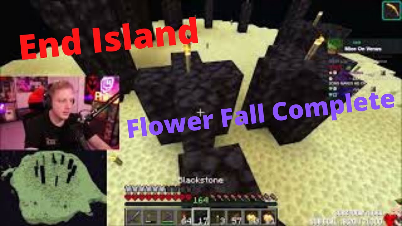 Philza's Flower Fall Project End Island Completion... - YouTube