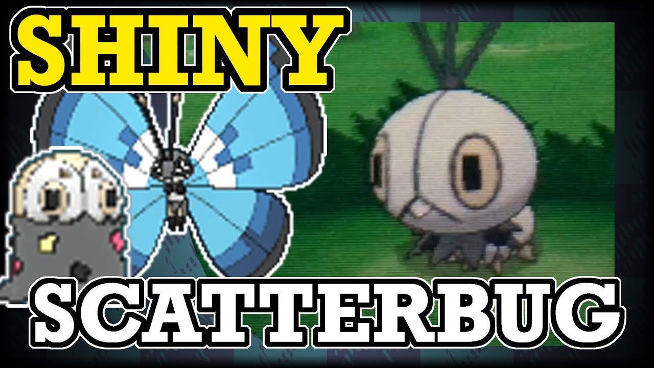 Shiny Scatterbug & Spewpa & Vivillion in Pokemon X - YouTube