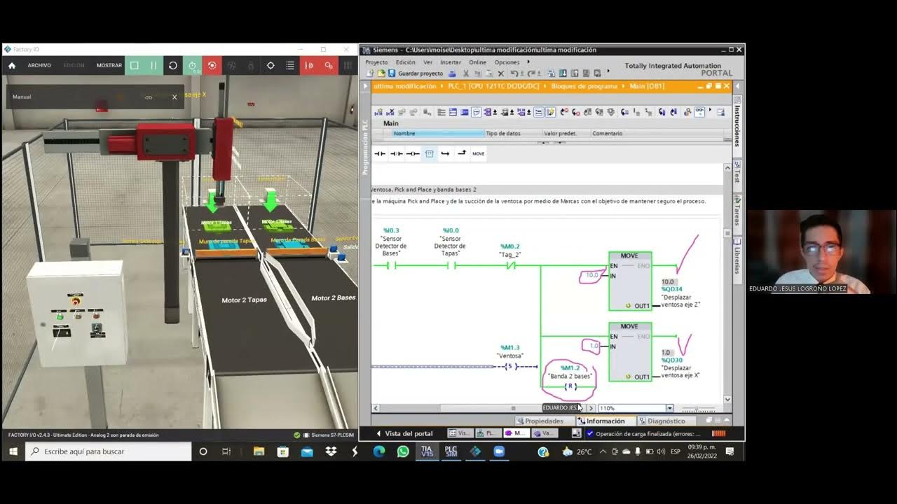 Assembler Analog TÍa Portal V15 And Factory Io Youtube