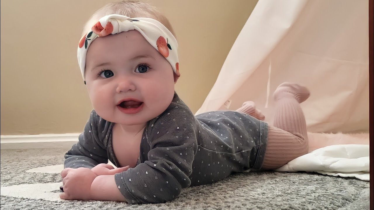 Baby Aubrey's Excited Joyful Squeak Reaction!! Wonderful Suprise for ...