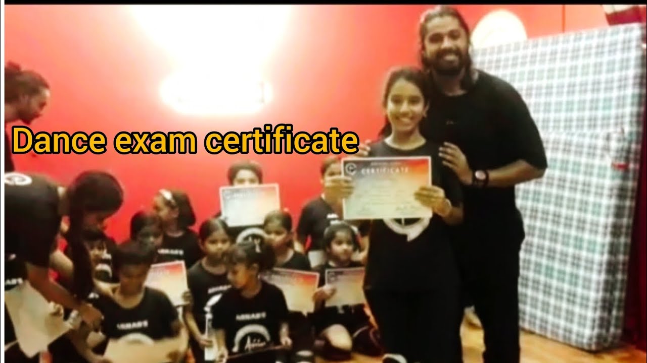 Dance exam certificate neoyer sera muhurta#Dancing girl shreeparna ...