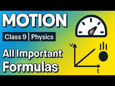 class 9 motion all formulas|motion class 9 physics formulas - YouTube