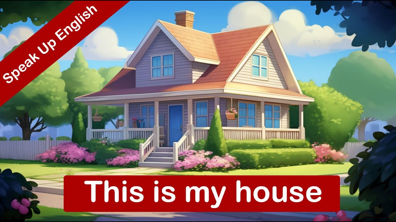 Learn English - This is my house - YouTube