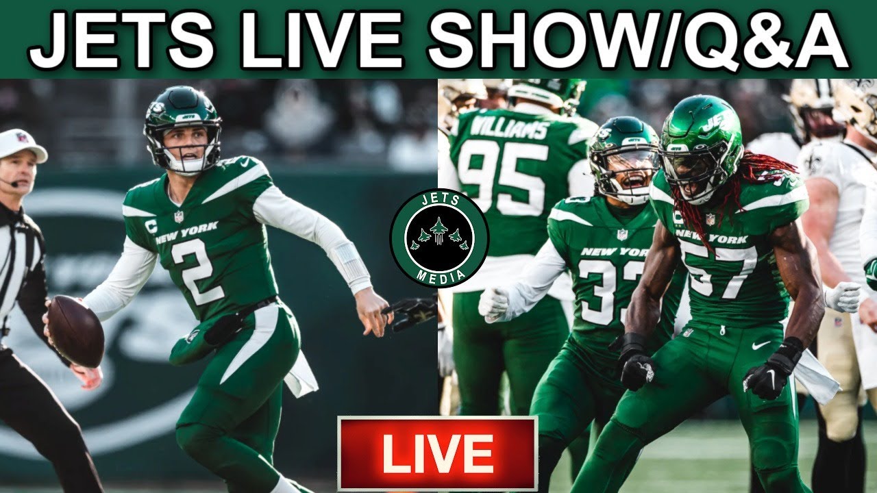 New York Jets LIVE: Zach Wilson breakdown, Jets & Saints Recap & Jets Q ...