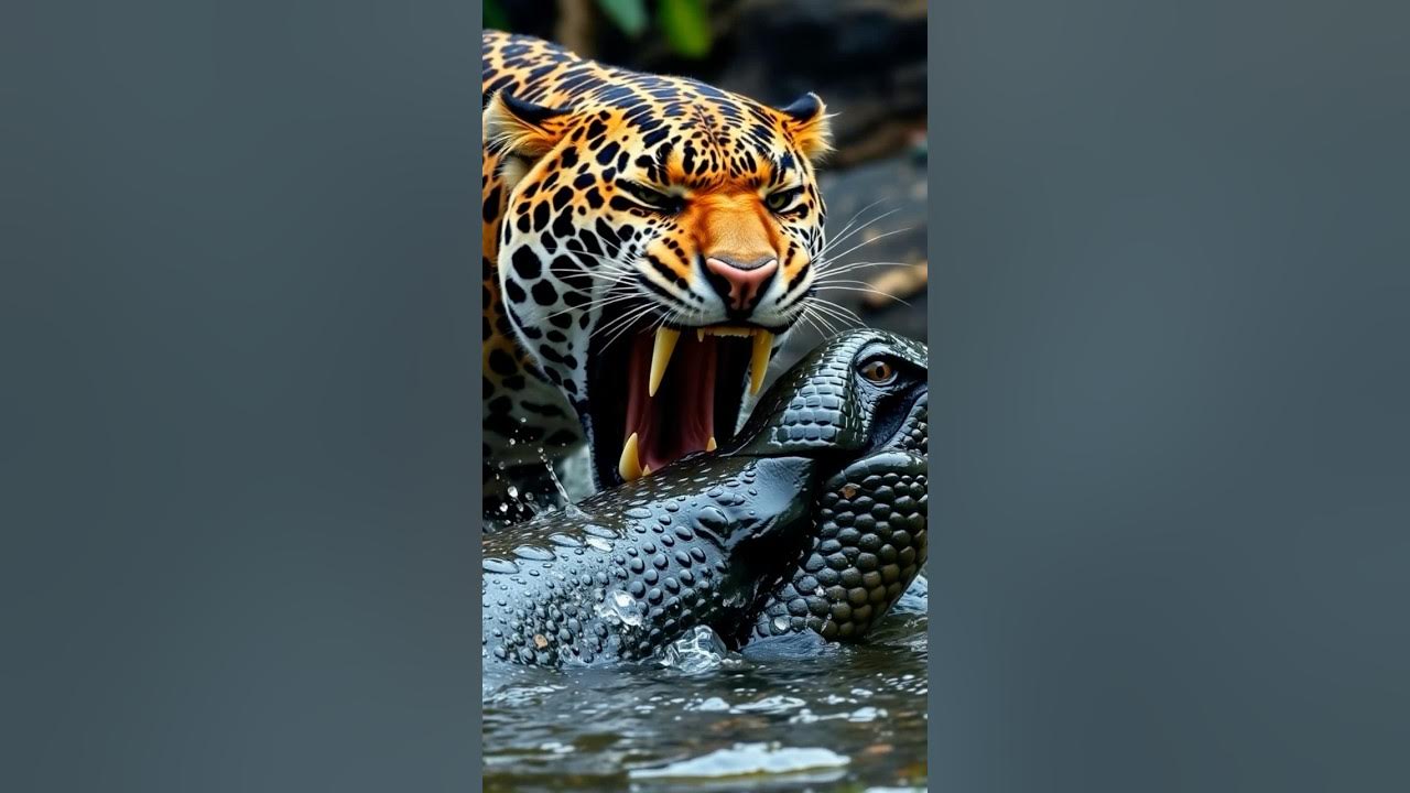 Jaguar vs Anaconda: The Most Shocking Jungle Battle Ever! - YouTube