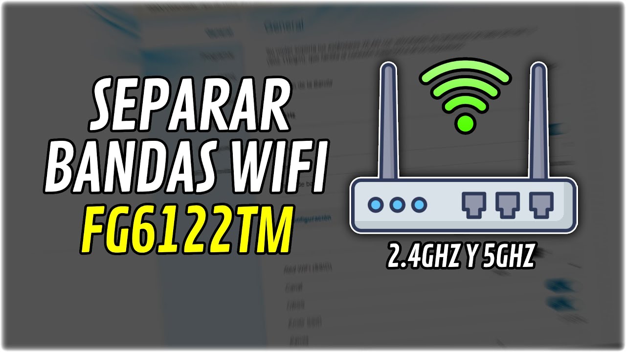 Separar BANDAS y configurarlas CORRECTAMENTE en módem TELMEX Sercomm ...
