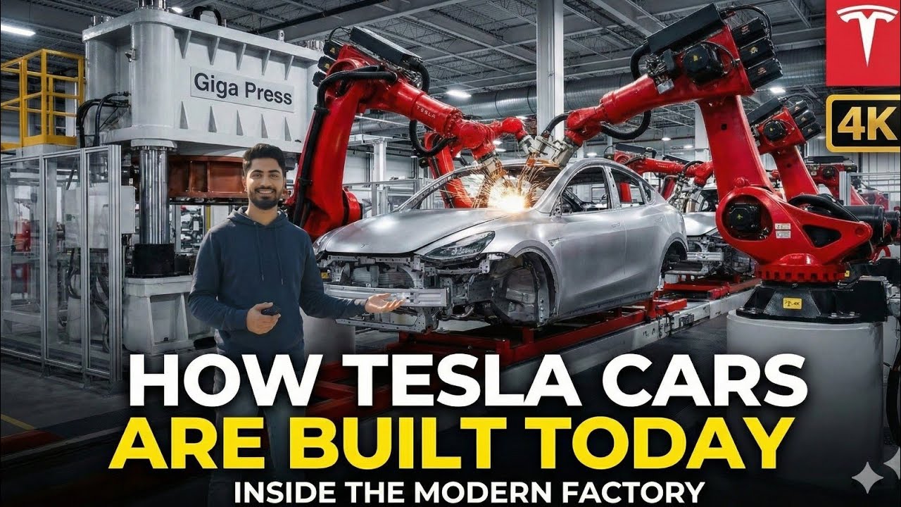 How Tesla Cars Are Built: Inside the Modern Giga factory (2025) : Step ...