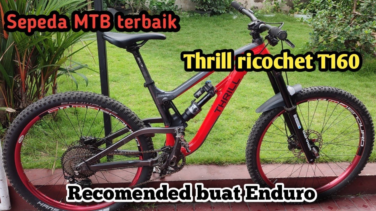 Sepeda MTB Terbaik ada Thrill Ricochet T160 kondisi masih mantul dan ...