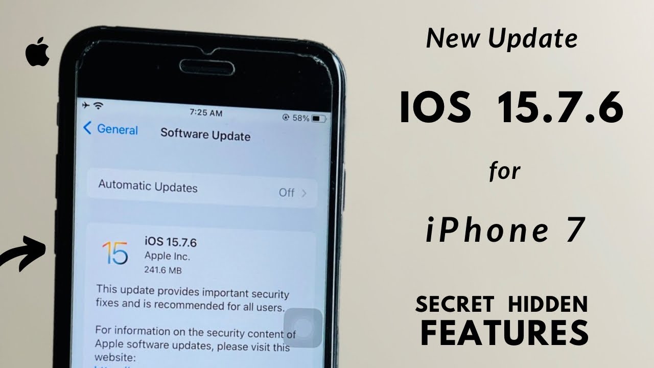 iPhone 7 new update ios 15.7.6 - Secret hidden features 😍😍😍 - YouTube