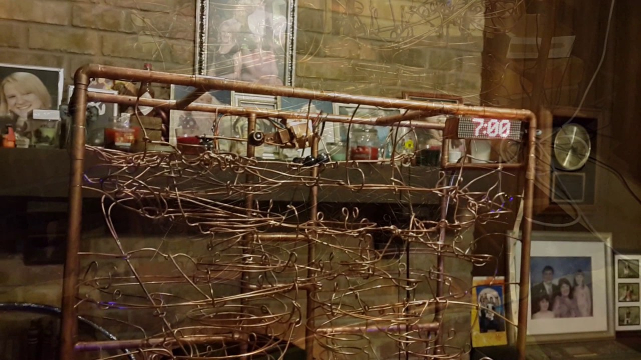 A Copper Rolling Ball Sculpture Marble Run Machine for my cousin Pia ...