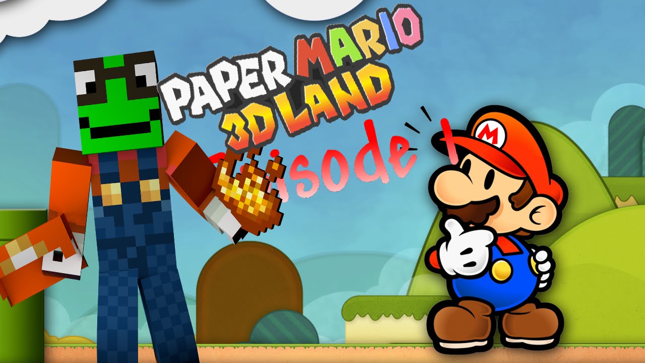 | Paper Mario 3D Land | Episode 1 | Level 1| 100% So Hard | - YouTube