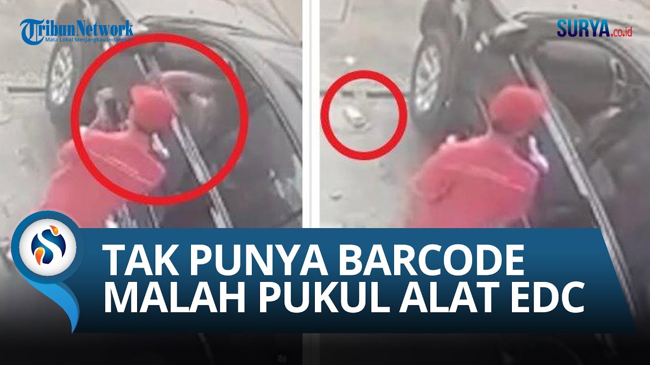 Viral Pengendara Pajero Pukul Alat EDC yang Dibawa Petugas SPBU Saat Mau Beli BBM Subsidi - YouTube