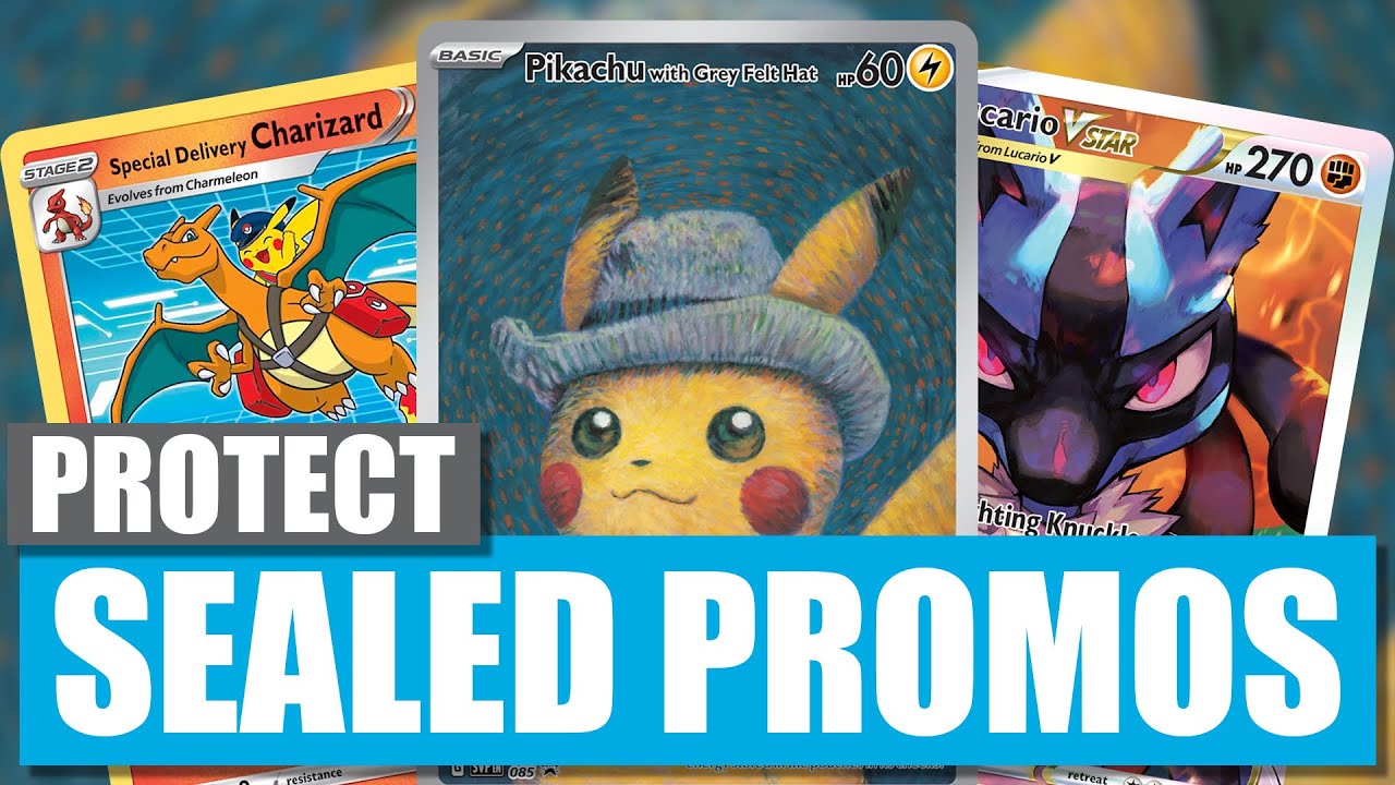 How I Protect My Sealed Pokemon Promos - YouTube