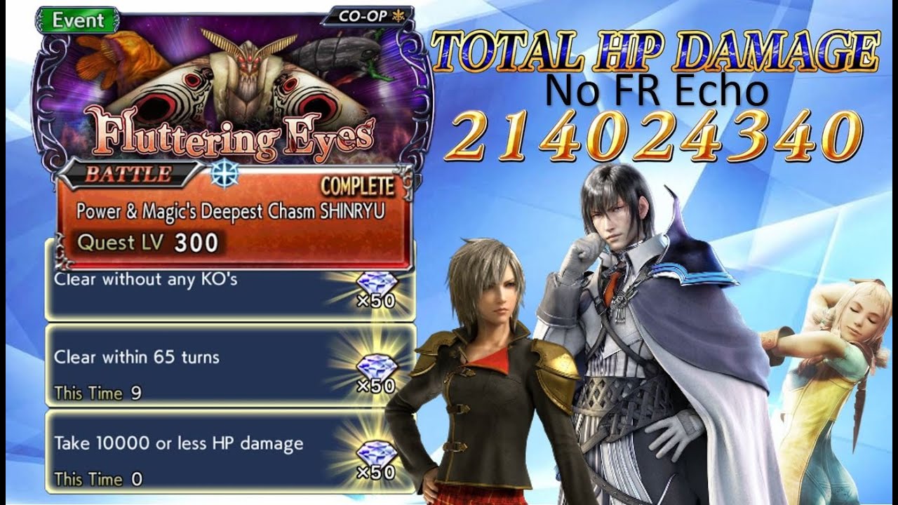 DFFOO Fluttering Eyes SHINRYU | 9 Turns | Power and Magic's Deepest ...