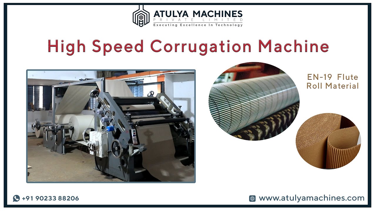 CORRUGATION MACHINE | BOX-MAKING MACHINE | OBLIQUE TYPE CORRUGATION ...