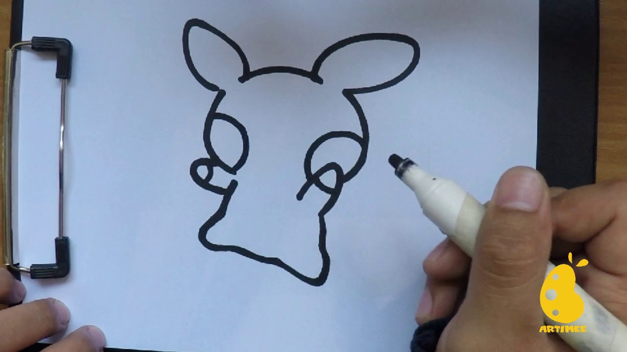 How to Draw pokemon minun - YouTube