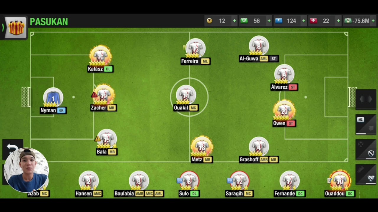Formasi andalan top eleven - YouTube