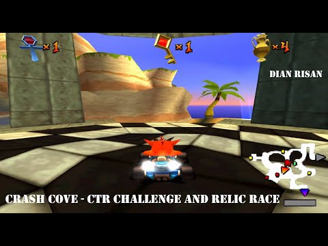 Crash Team Racing - Crash Cove CTR Challenge & Relic Race - YouTube