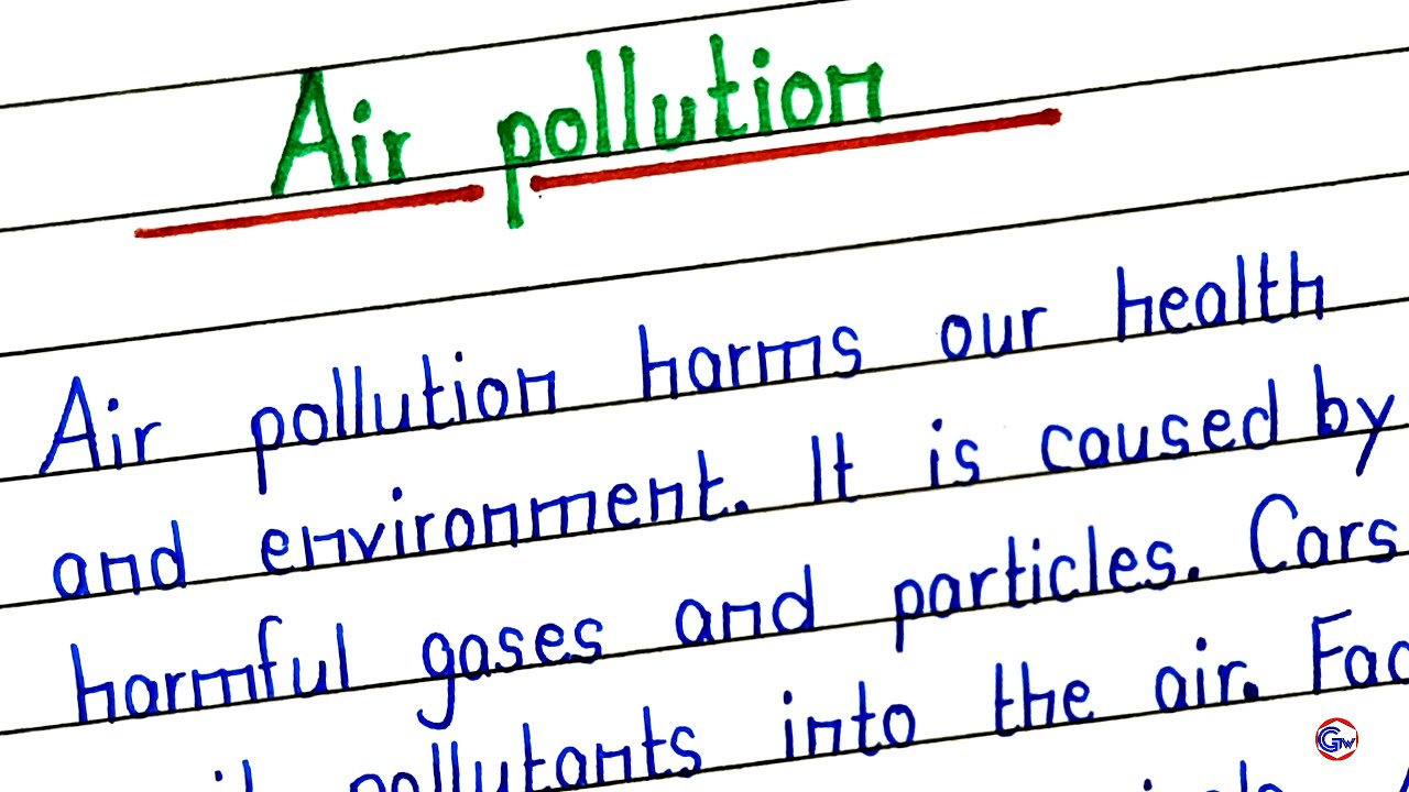 Essay On Air Pollution In English | Essay Writing On Air Pollution In ...