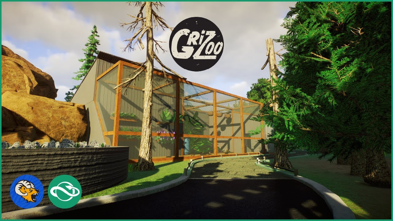 Staff Building Design w/ Attached Greenhouse | Planet Zoo | EP. 2 ...