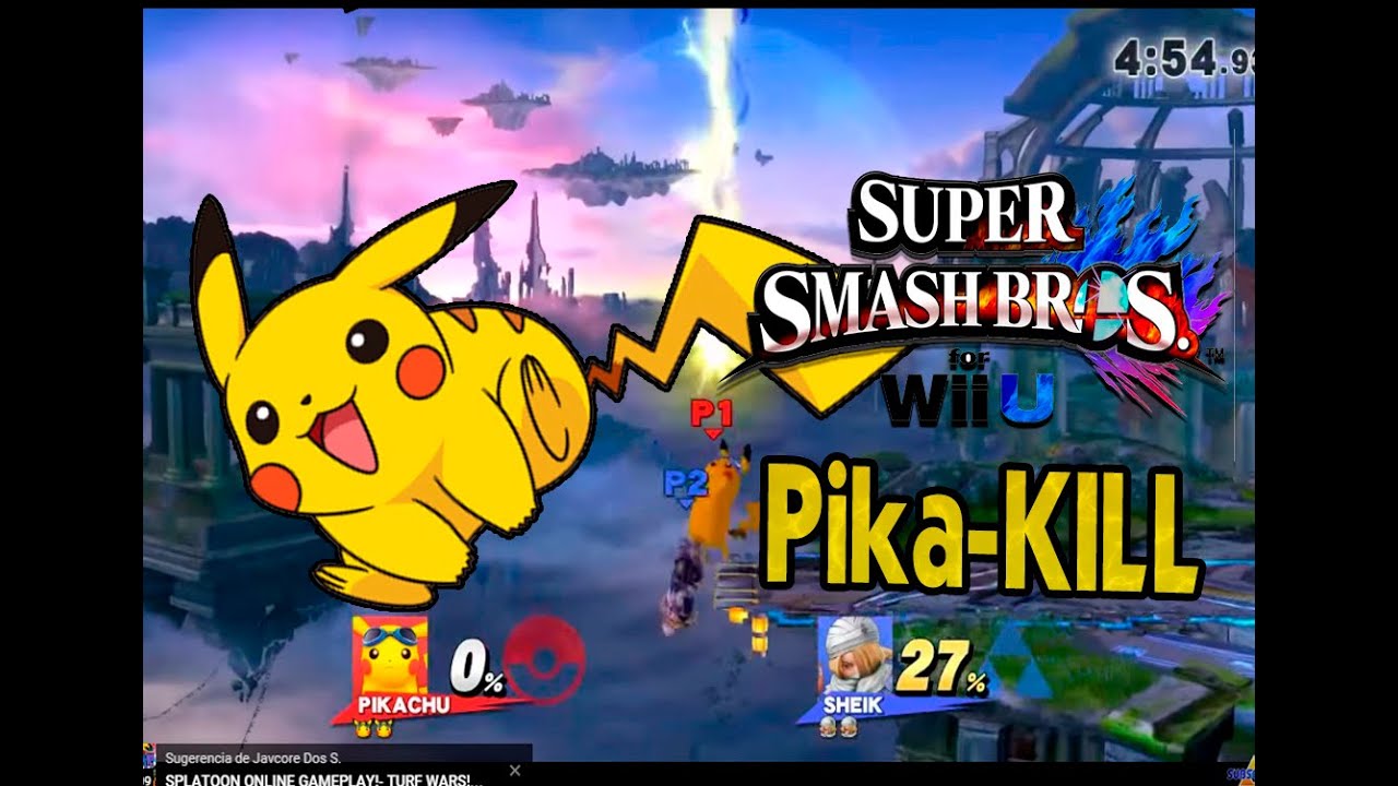 Super-fast kill with PIKACHU !! (WTF XD) // Super Smash Bros. (Wii U ...