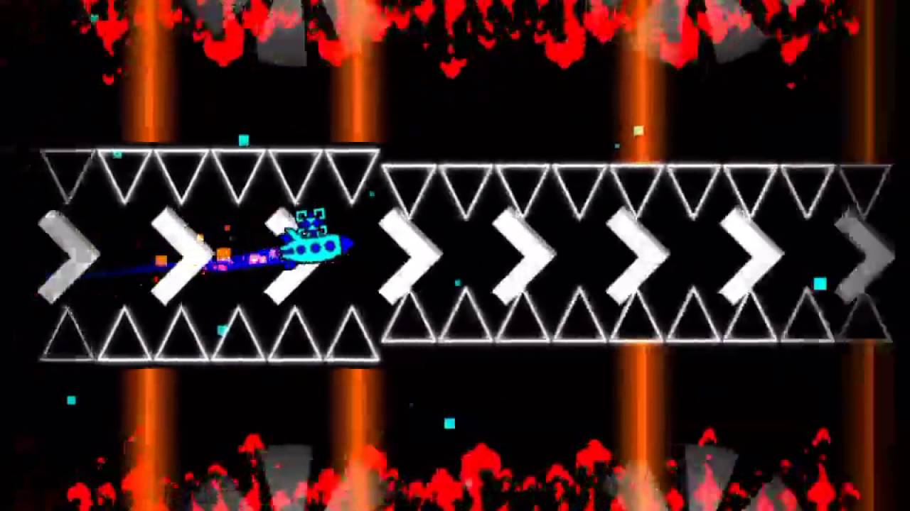 Straight flying - geometry dash [2.0] - YouTube