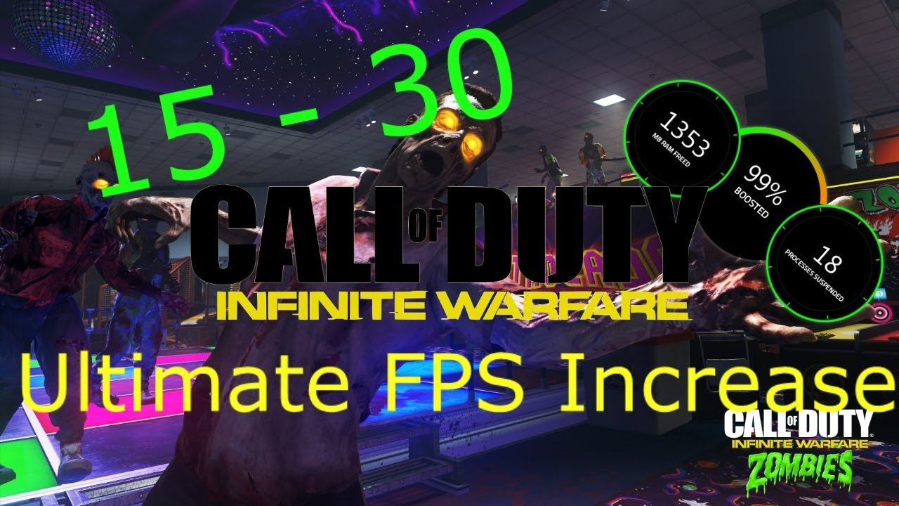 How to get more FPS in Infinite Warfare 15-30 FPS more - YouTube