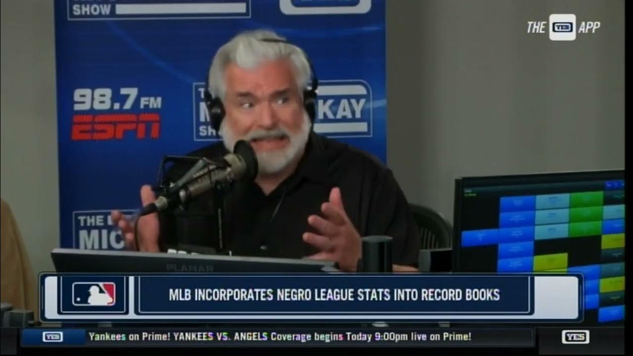 MLB Includes Negro Leagues Stats in MLB Records - The Michael Kay Show TMKS May 29 2024 - YouTube