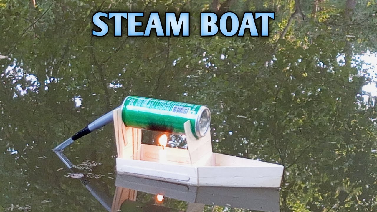 How To Make An Elastic Band Paddle Boat How To Make A Boat With ...