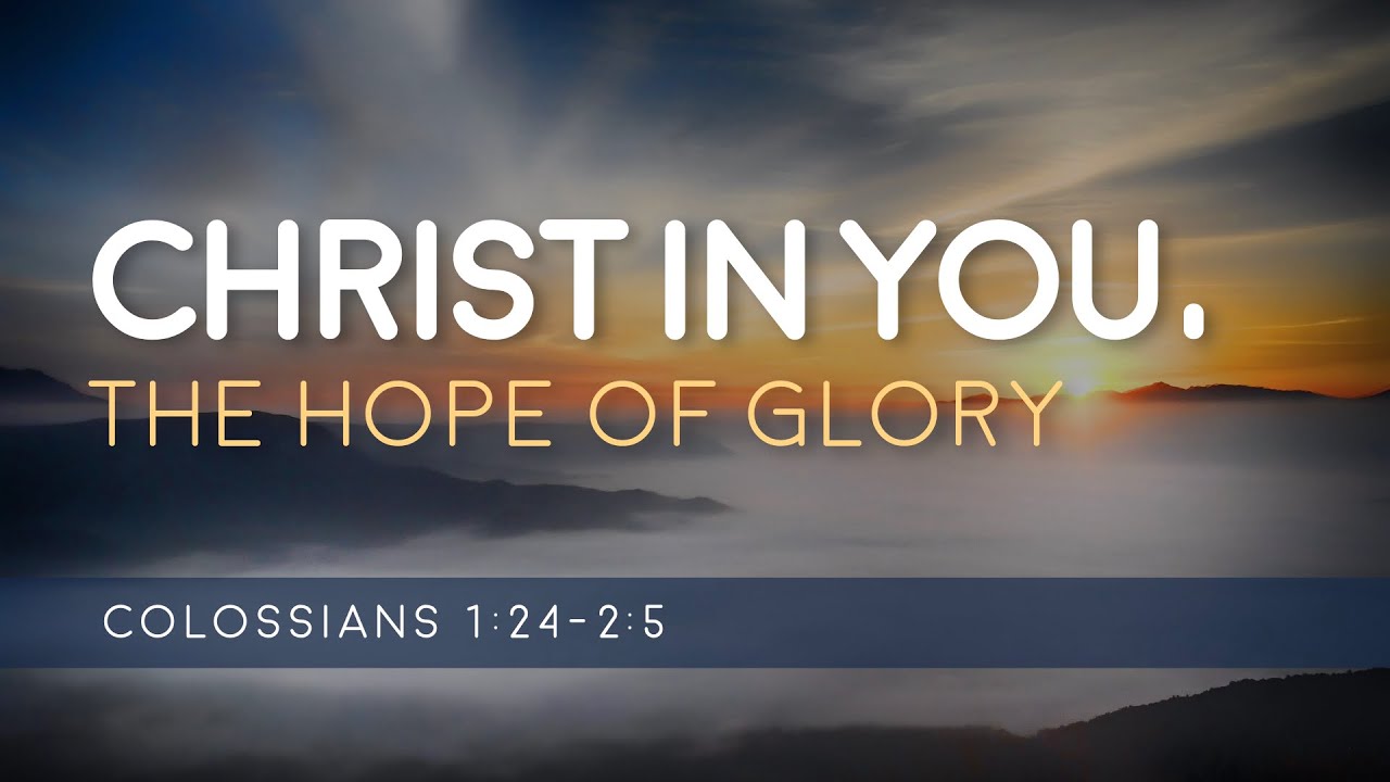 Christ in You, the Hope of Glory – Jackson Sneed - YouTube