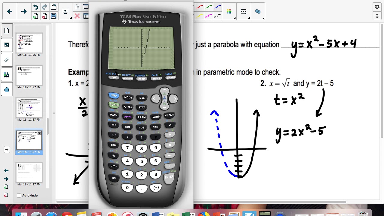 Lesson 45 Precalculus: Introduction to Parametric Equations - YouTube