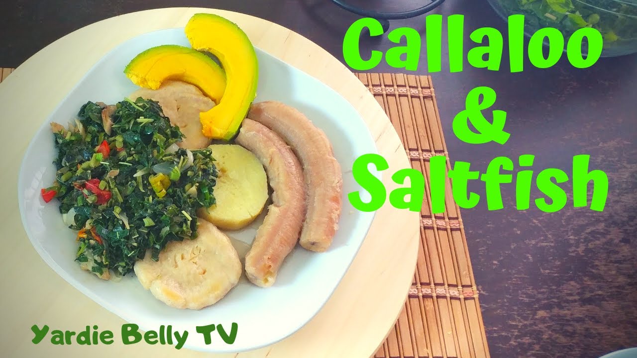 🔴LIVE COOKING: Making Fresh Jamaican Callaloo🌿 And Saltfish🐟 😋😋 - YouTube