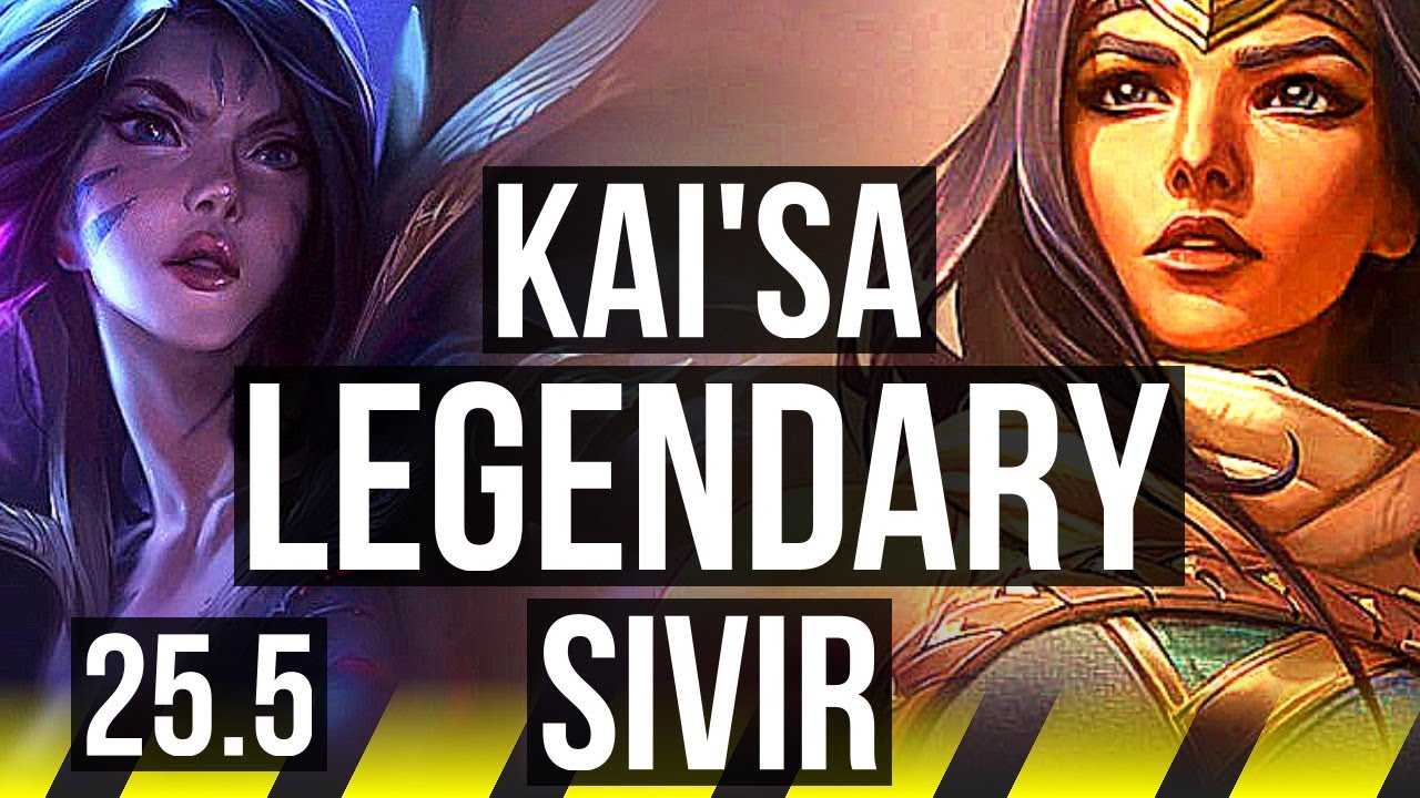 KAI'SA & Yuumi vs SIVIR & Poppy (ADC) | 14/1/5, Legendary, 42k DMG | KR Master | 25.5 - YouTube
