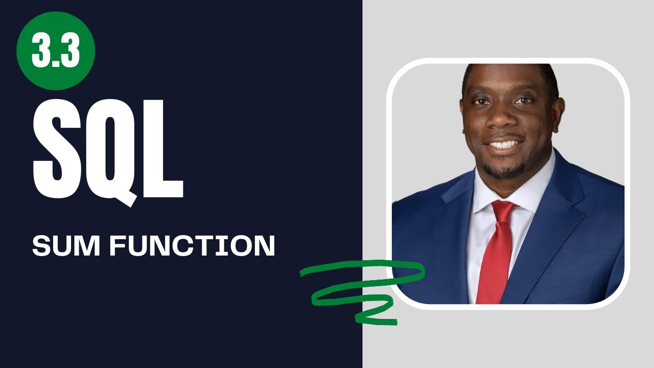 3 3 How To Use SUM Function In SQL SQL Full Course For Beginners By 3 3 How To Use SUM Function In SQL SQL Full Course For Beginners By