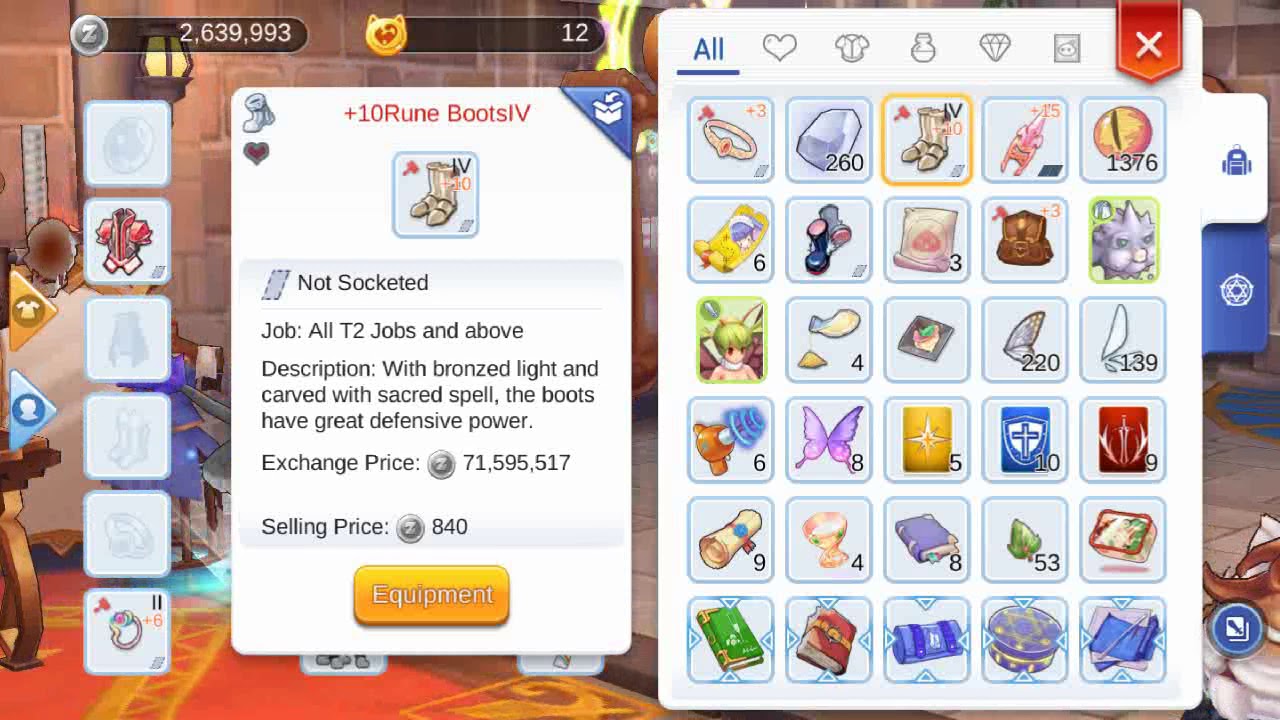 Refining Rune Boots - Ragnarok Mobile Eternal Love - YouTube