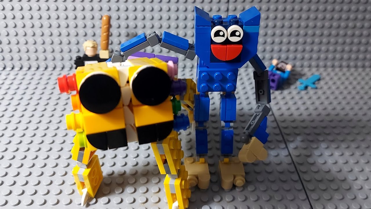 ANIMATION Poppy playtime chapter 4 Yarnaby @Dev_TSB lego stop motion ...