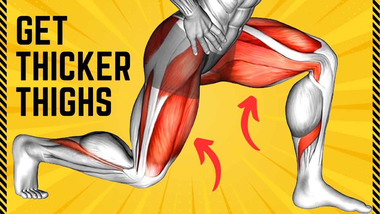How to Get Thicker Thighs - 10 minute STANDING Workout - STAY FIT - YouTube