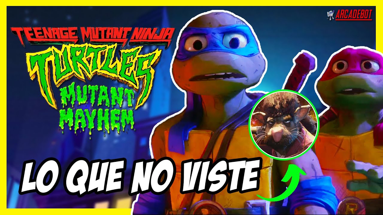 ⚔️ Tortugas Ninja CAOS MUTANTE | Explicación y curiosidades del trailer ...