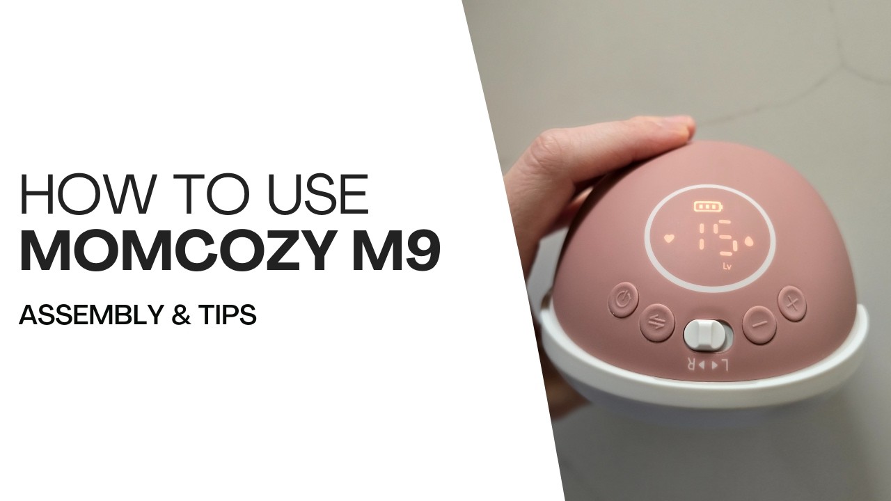 How To Use Momcozy M9 Mobile Flow: Complete Guide including Assembly, Setup and Tips - YouTube