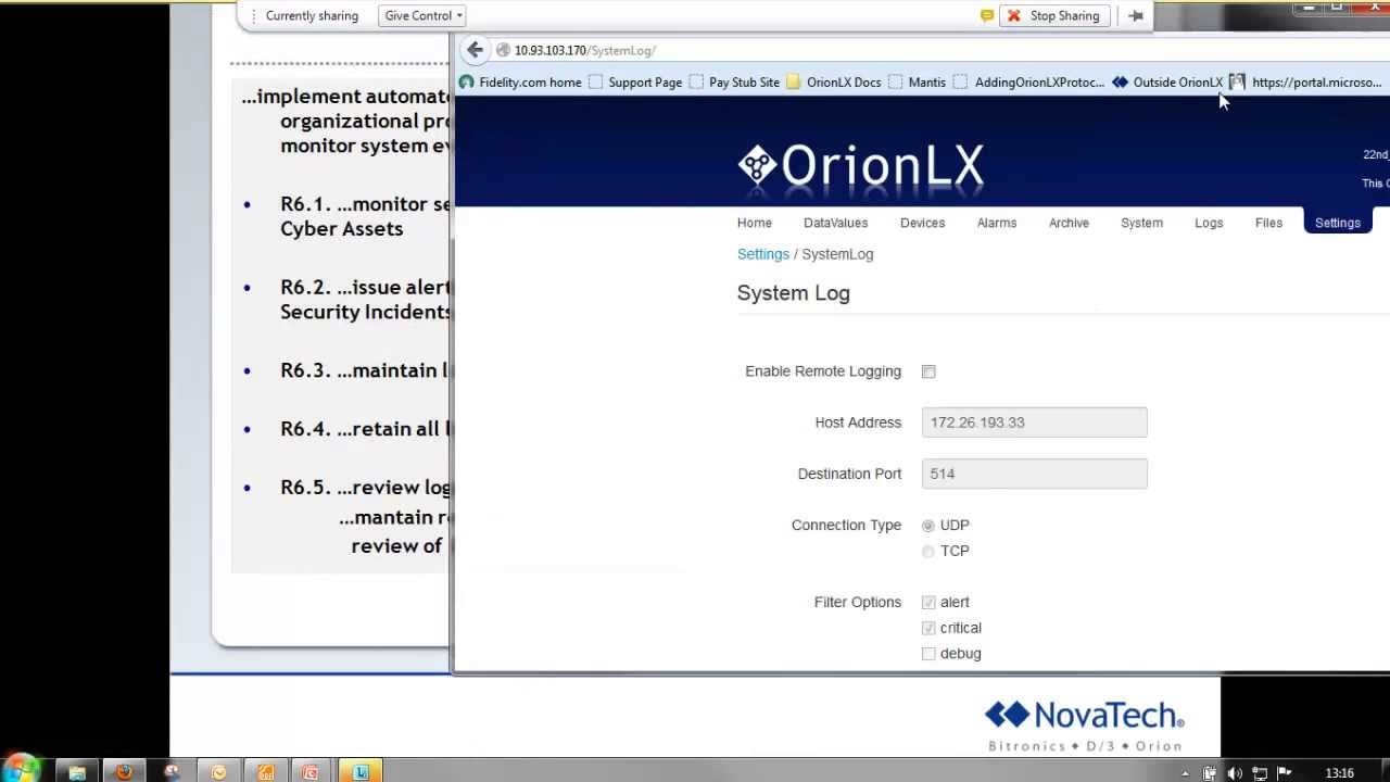 Meeting NERC CIP-007 with OrionLX - YouTube