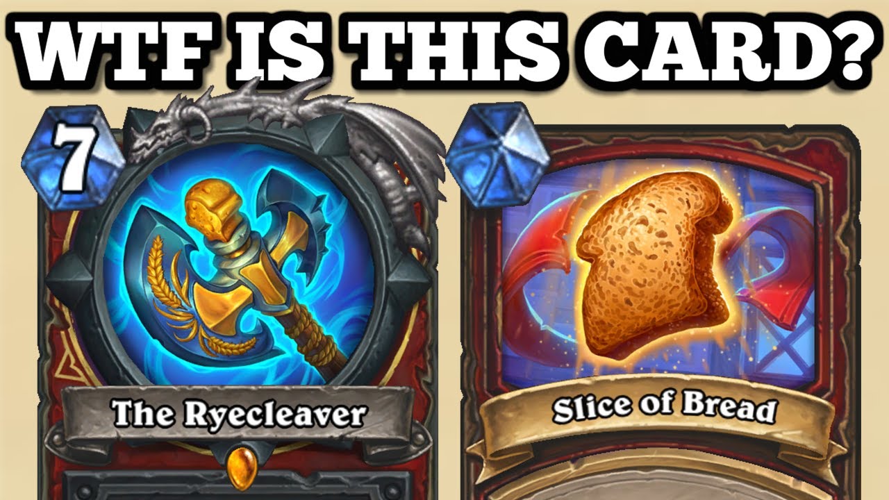 How is this Warrior Legendary Weapon a REAL card? It makes a SANDWICH ...