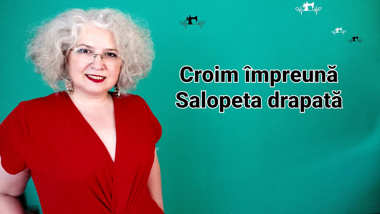 Croim o salopetă drapată - YouTube