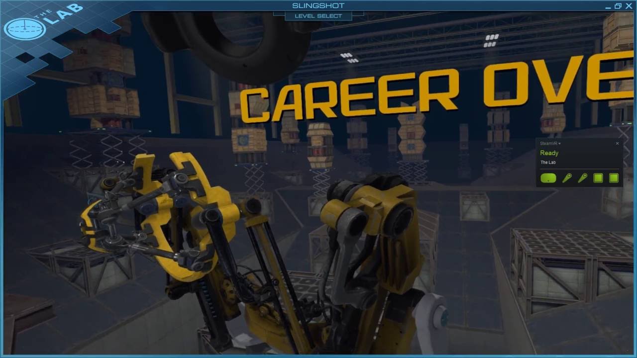 The Lab VR Slingshot Gameplay - YouTube
