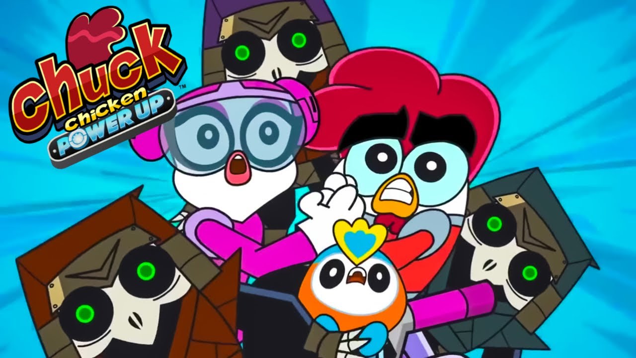 Superhero cartoons 🔥 Chuck Chicken Power Up all episodes Part 4 - YouTube