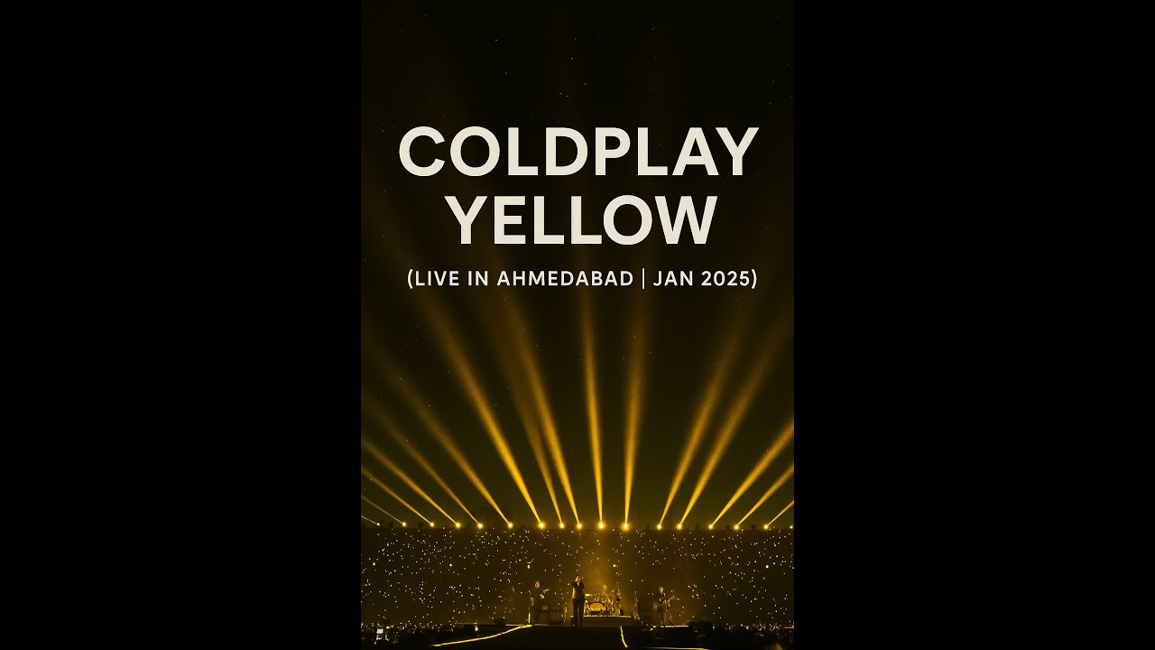 Coldplay – Yellow (Live in Ahmedabad, India | 2025 Concert) - YouTube
