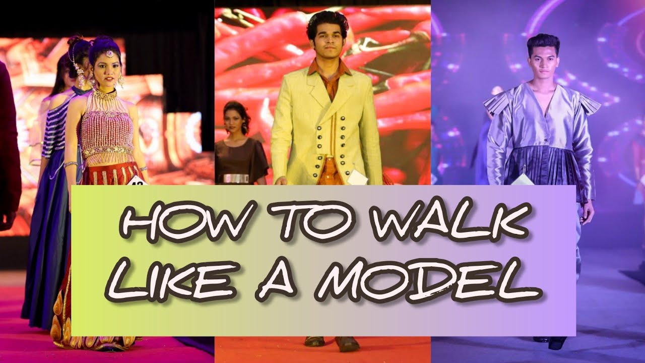 How To Walk Like A Fashion Model | Male And Female | - YouTube