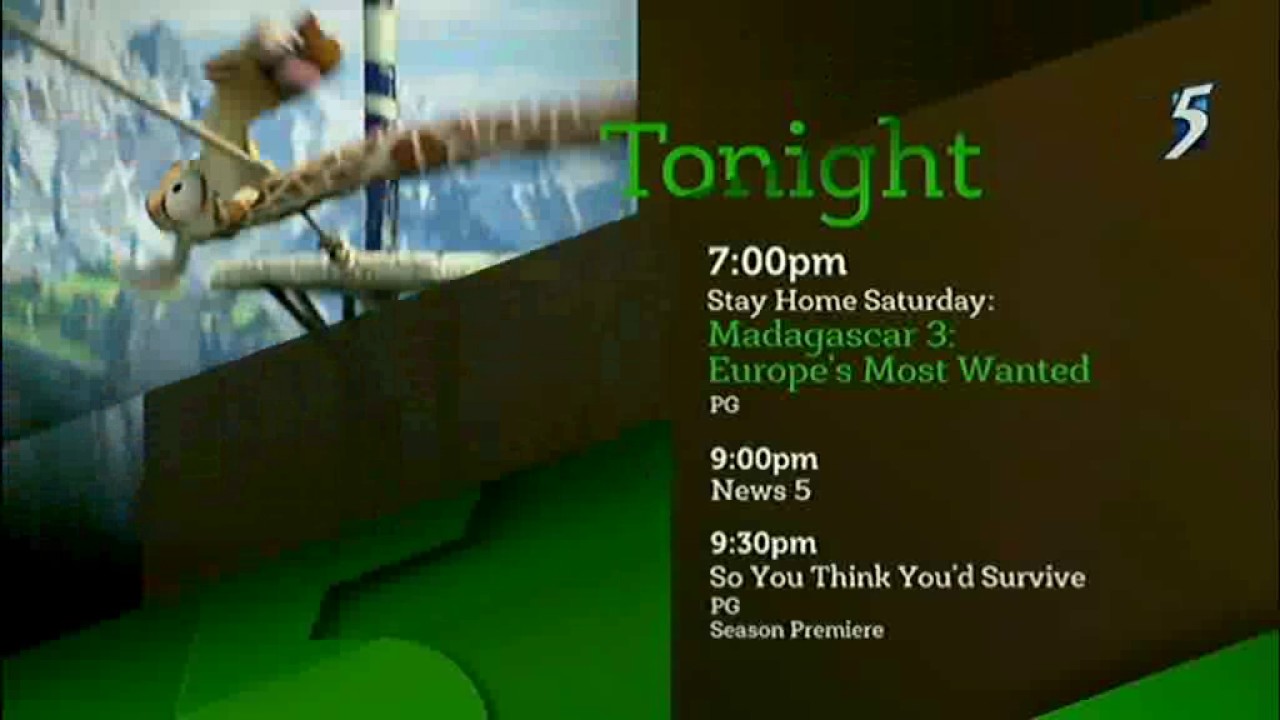 Mediacorp Channel 5 menu (2015) - Green - YouTube