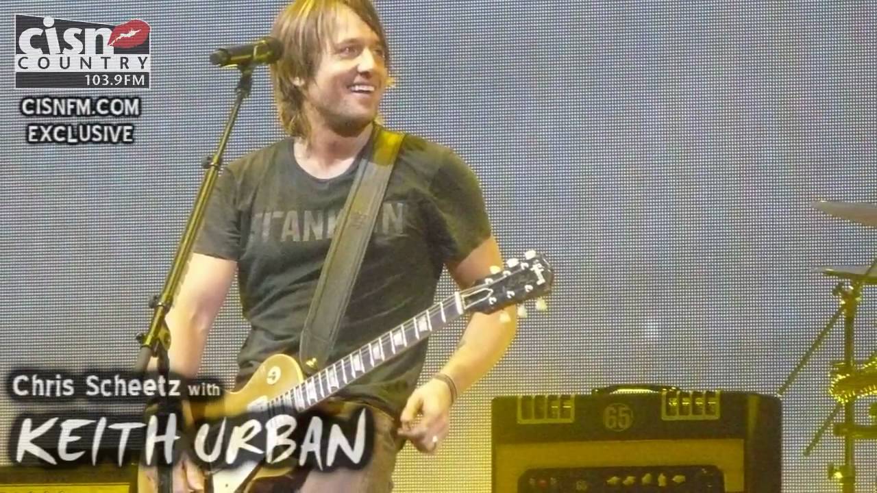 CISN Country's Chris Scheetz Interview with Keith Urban - YouTube