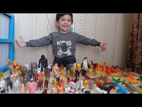 Animal toys...Heyvanlarla tanisliq 2..
