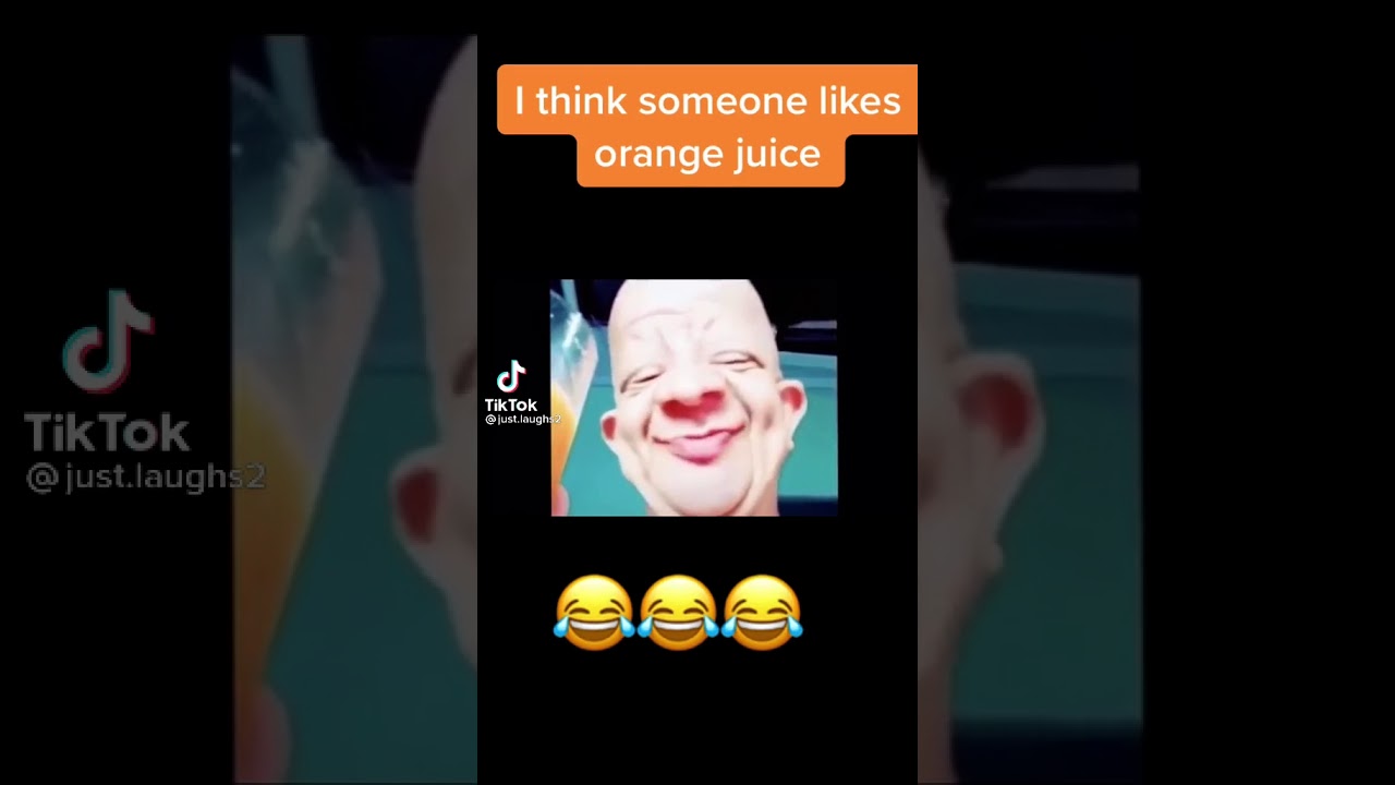 Man drinks orange juice meme - YouTube